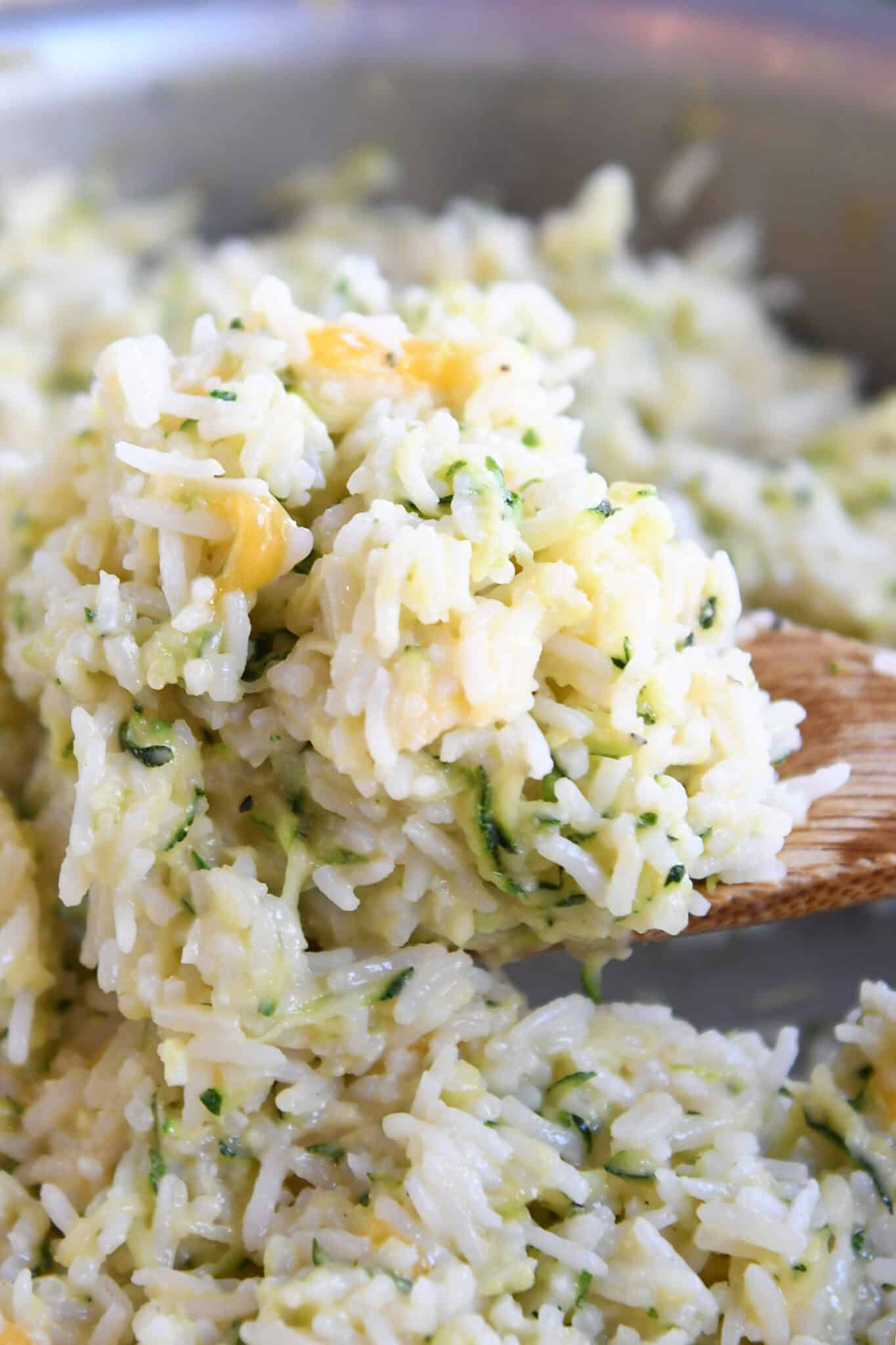Cheesy Zucchini Rice | Mel's Kitchen Cafe