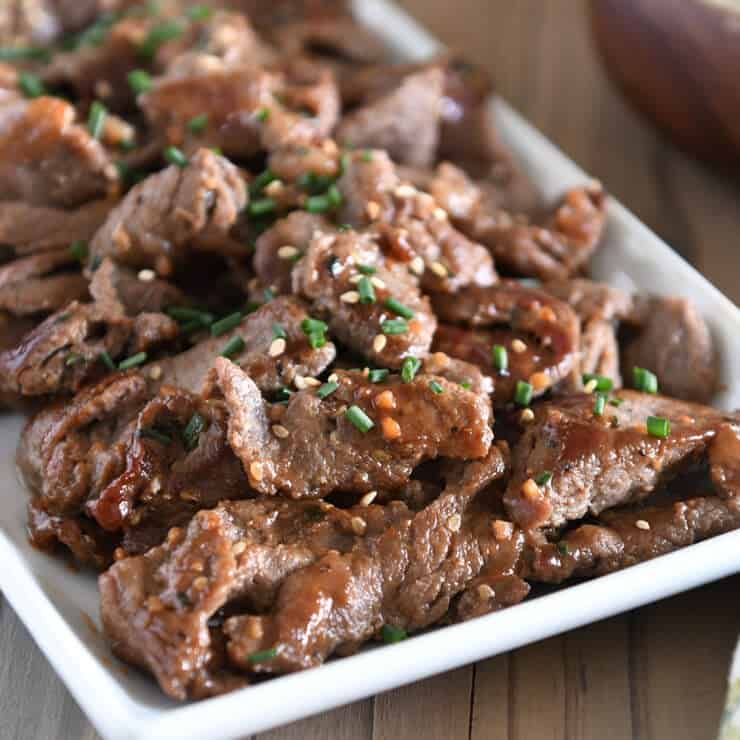 Easy Beef Bulgogi {Korean BBQ Beef} - Mel's Kitchen Cafe