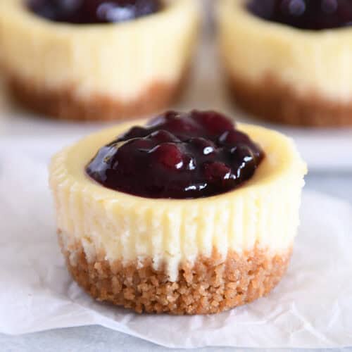 Perfect Mini Cheesecakes - Mel's Kitchen Cafe