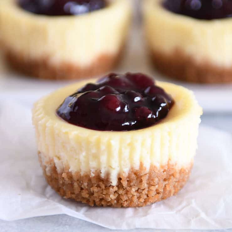 Perfect Mini Cheesecakes - Mel's Kitchen Cafe