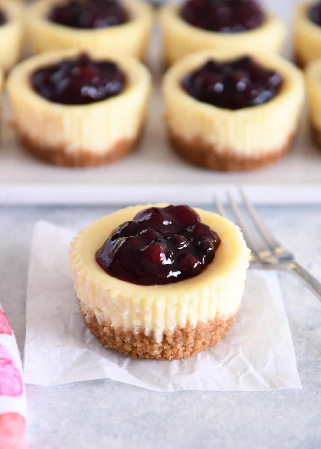 Perfect Mini Cheesecakes - Mel's Kitchen Cafe