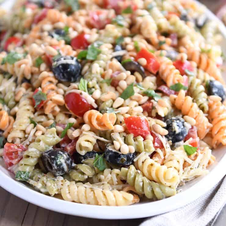 Tri-Color Pasta Salad Recipe | Mel's Kitchen Cafe Recipes