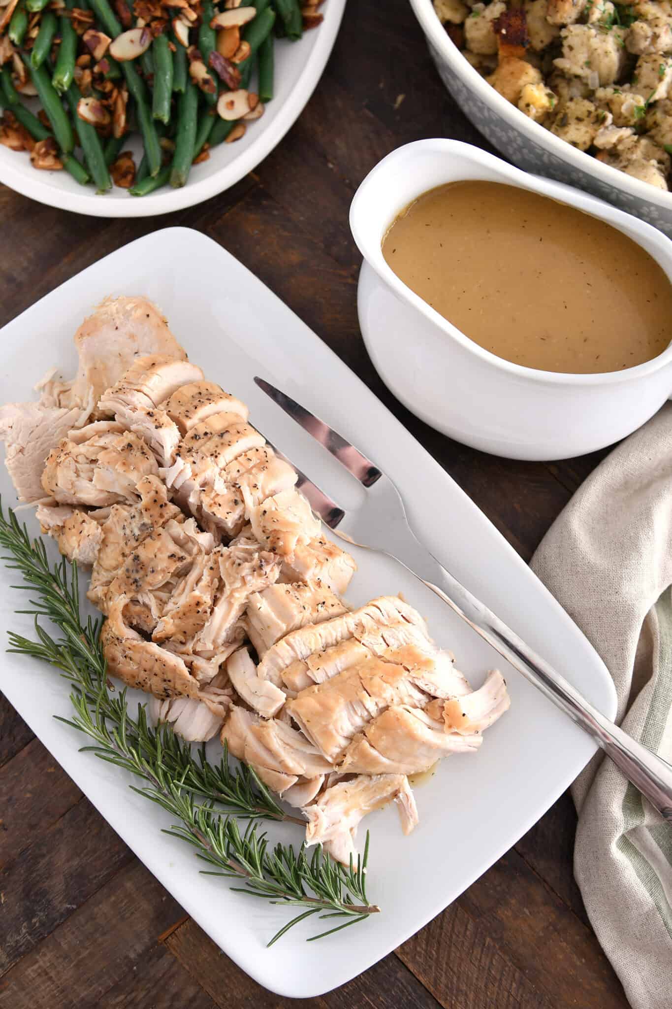 Slow Cooker Turkey with No-Fuss Gravy | Mel's Kitchen Cafe