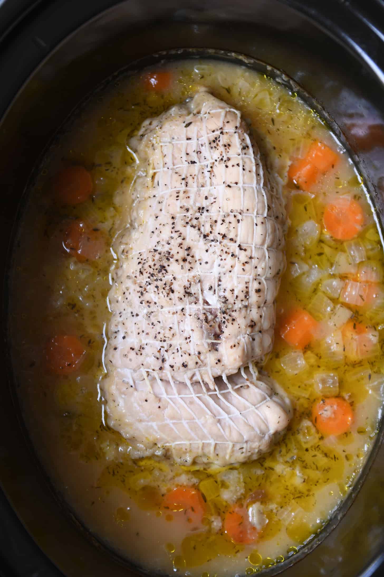 Slow Cooker Turkey with No-Fuss Gravy | Mel's Kitchen Cafe