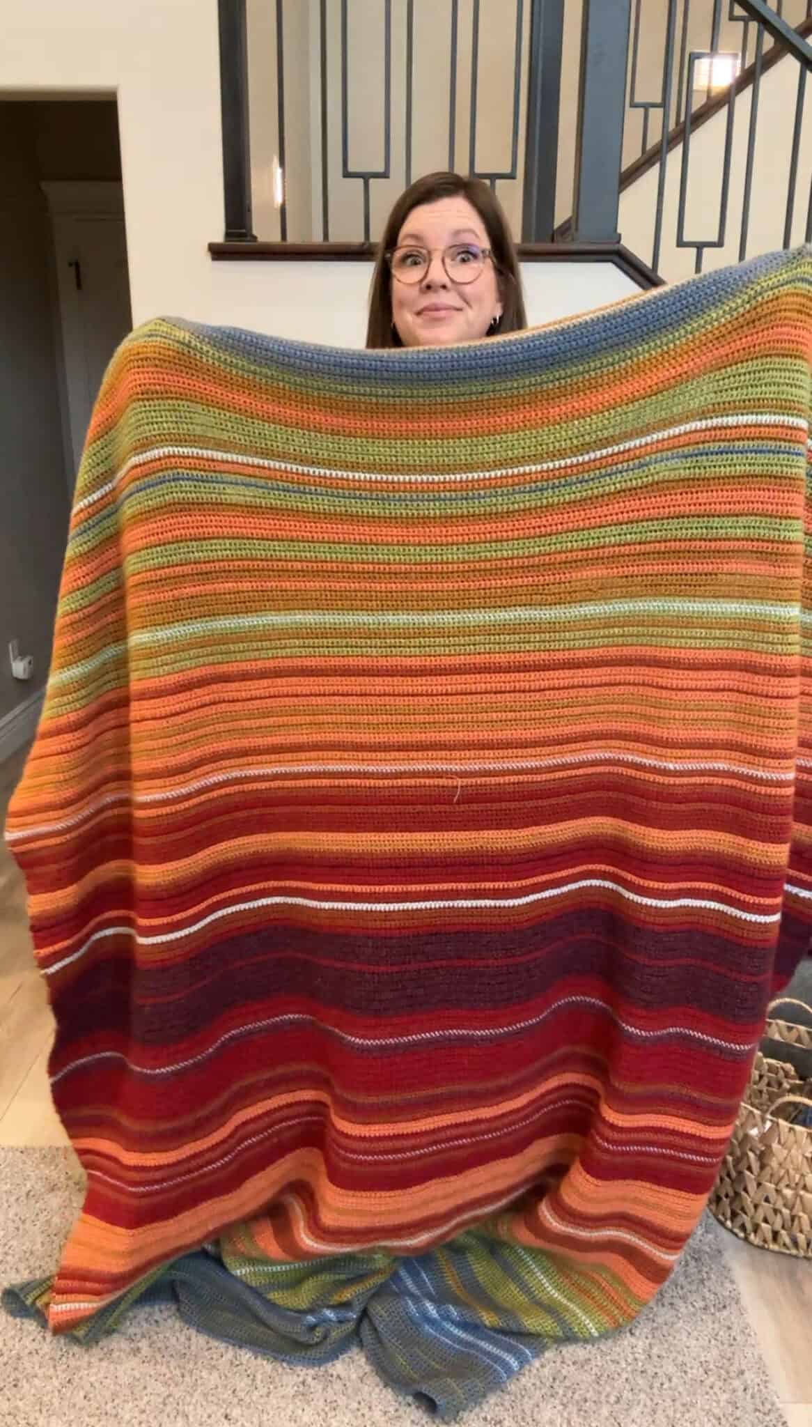 How to Make a Crochet Temperature Blanket
