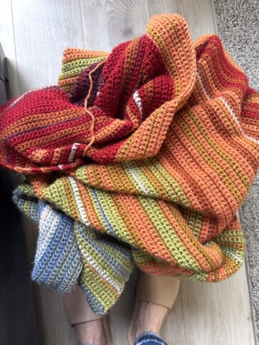 How to Make a Crochet Temperature Blanket