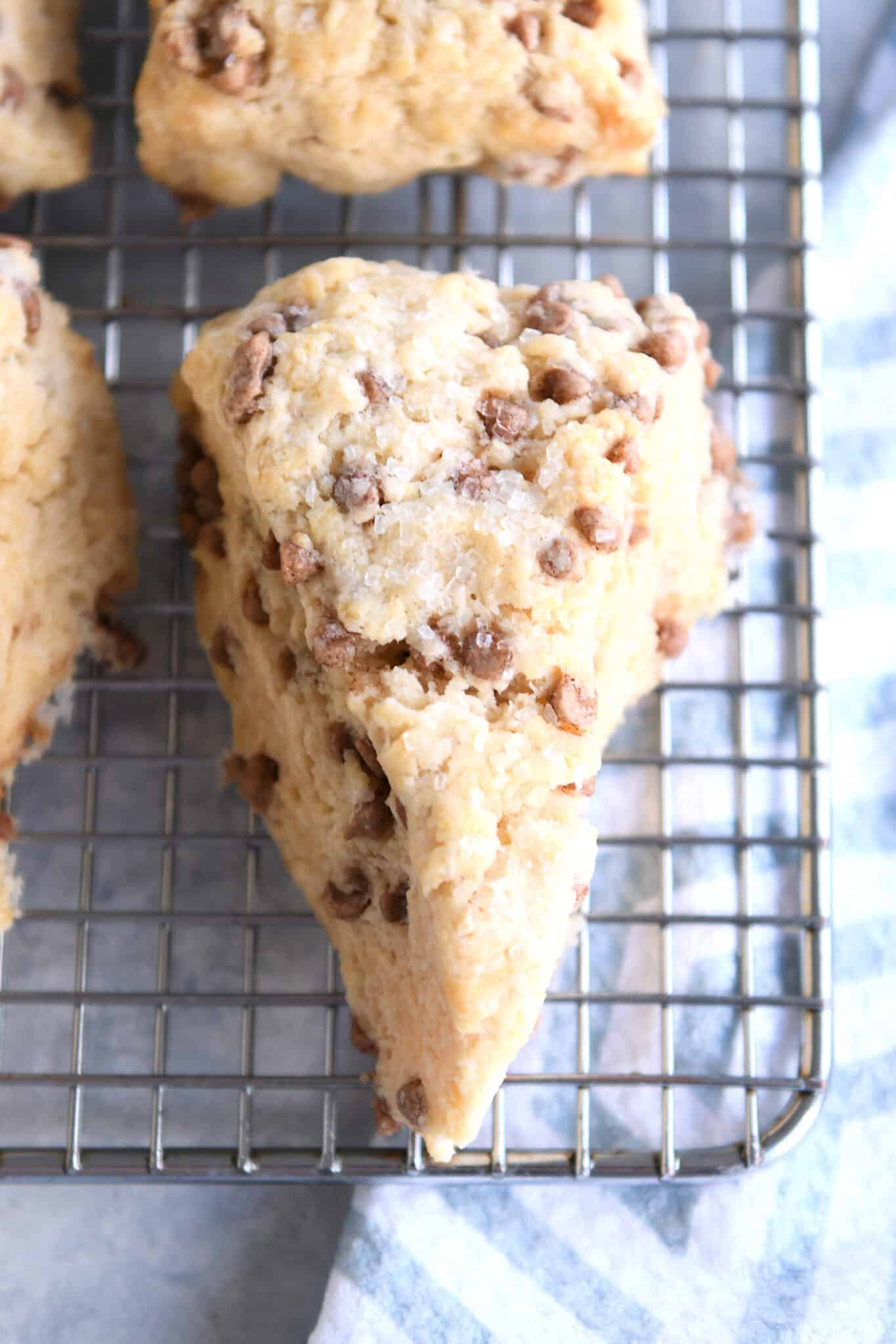 Amazing Buttermilk Scones with Cinnamon Chips