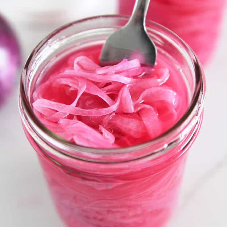 Easy Pickled Red Onions - Mel's Kitchen Cafe