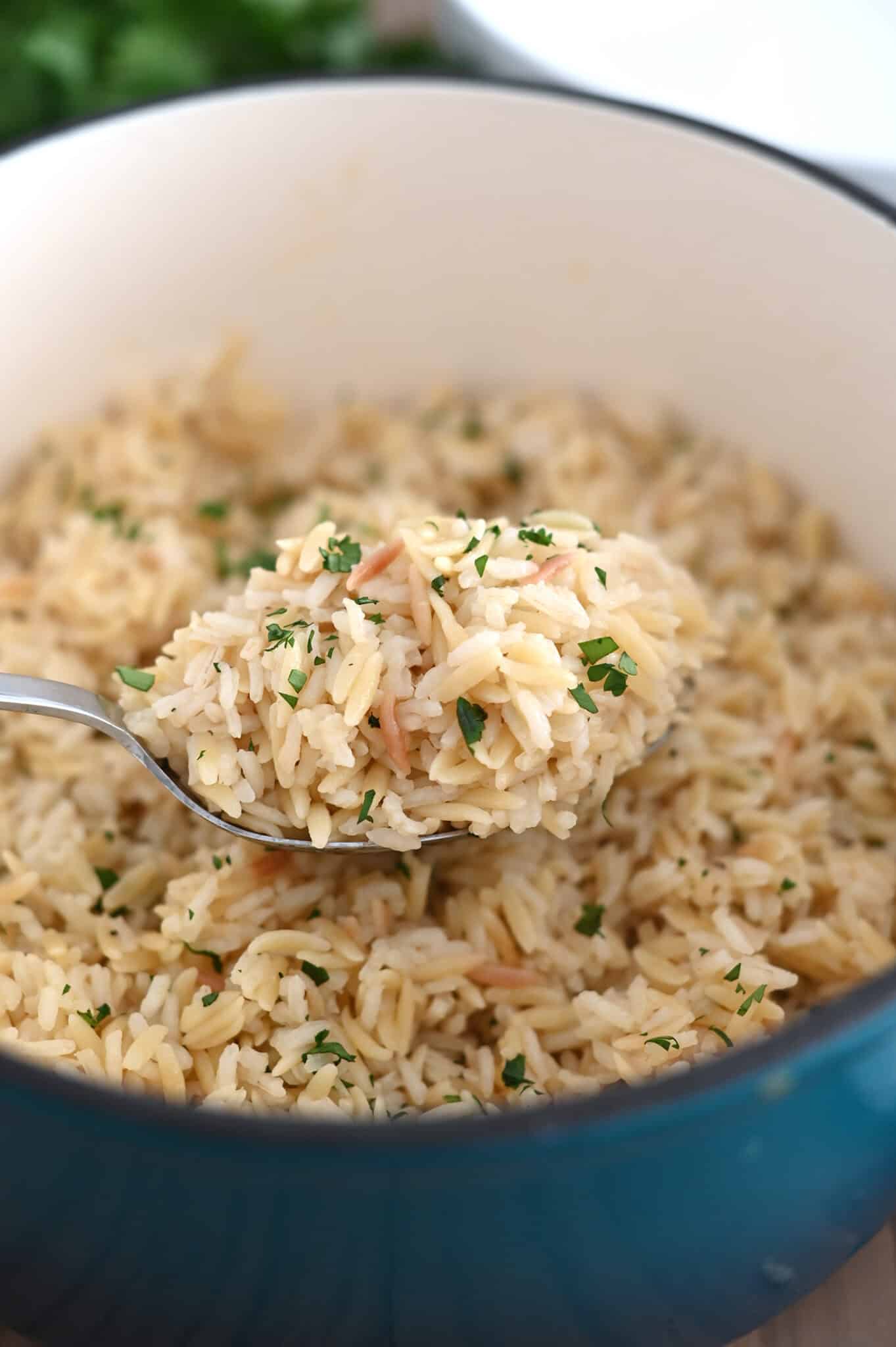 Perfect Rice Pilaf - Mel's Kitchen Cafe