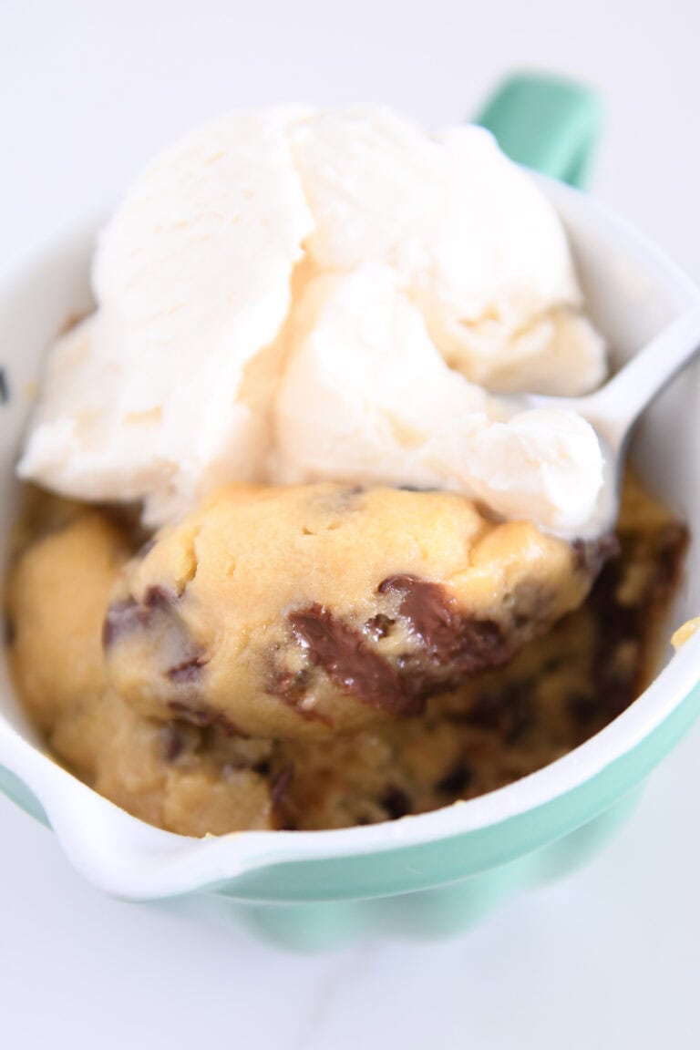 Chocolate Chip Mug Cookie {60-Second} | Mel's Kitchen Cafe