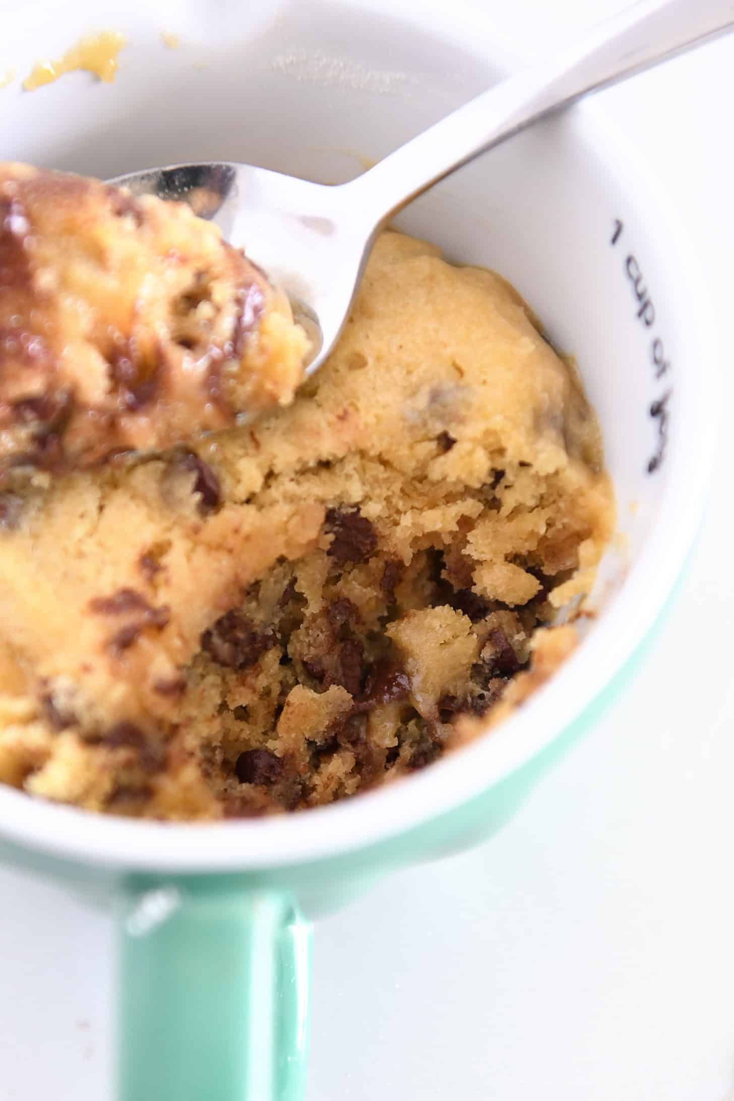 Chocolate Chip Mug Cookie {60-Second} | Mel's Kitchen Cafe