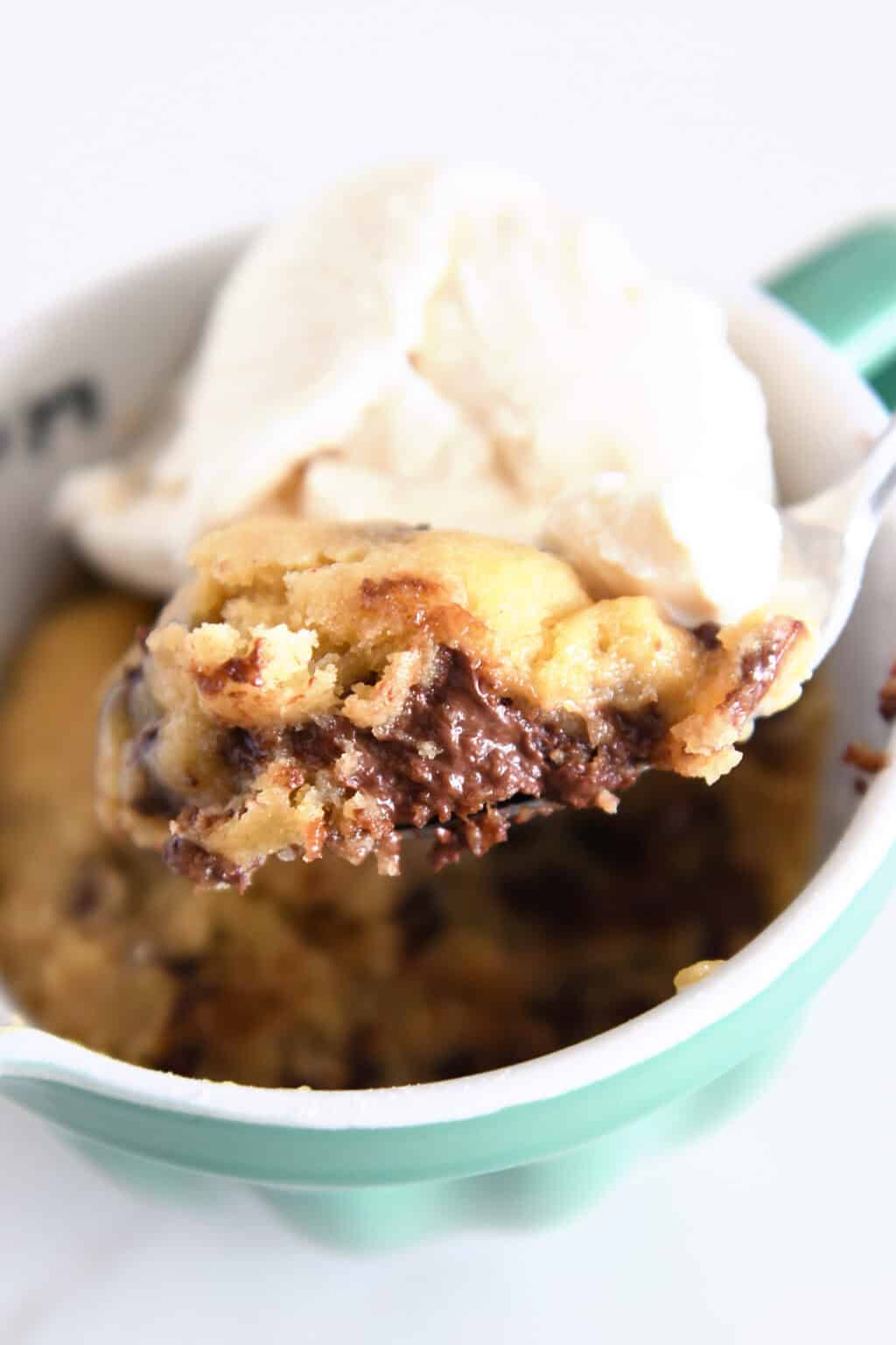 Chocolate Chip Mug Cookie {60-Second} | Mel's Kitchen Cafe
