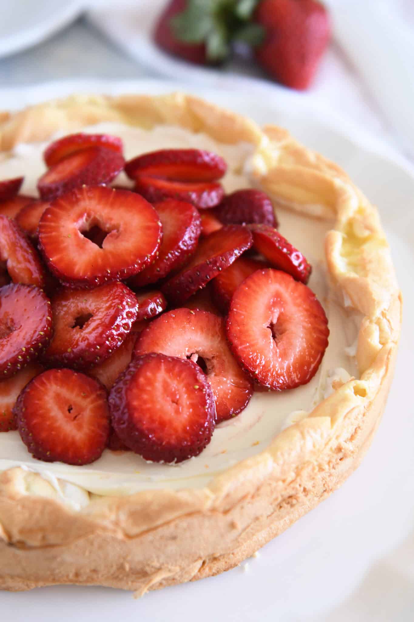 Strawberry Cream Puff Cake Recipe | Mel's Kitchen Cafe