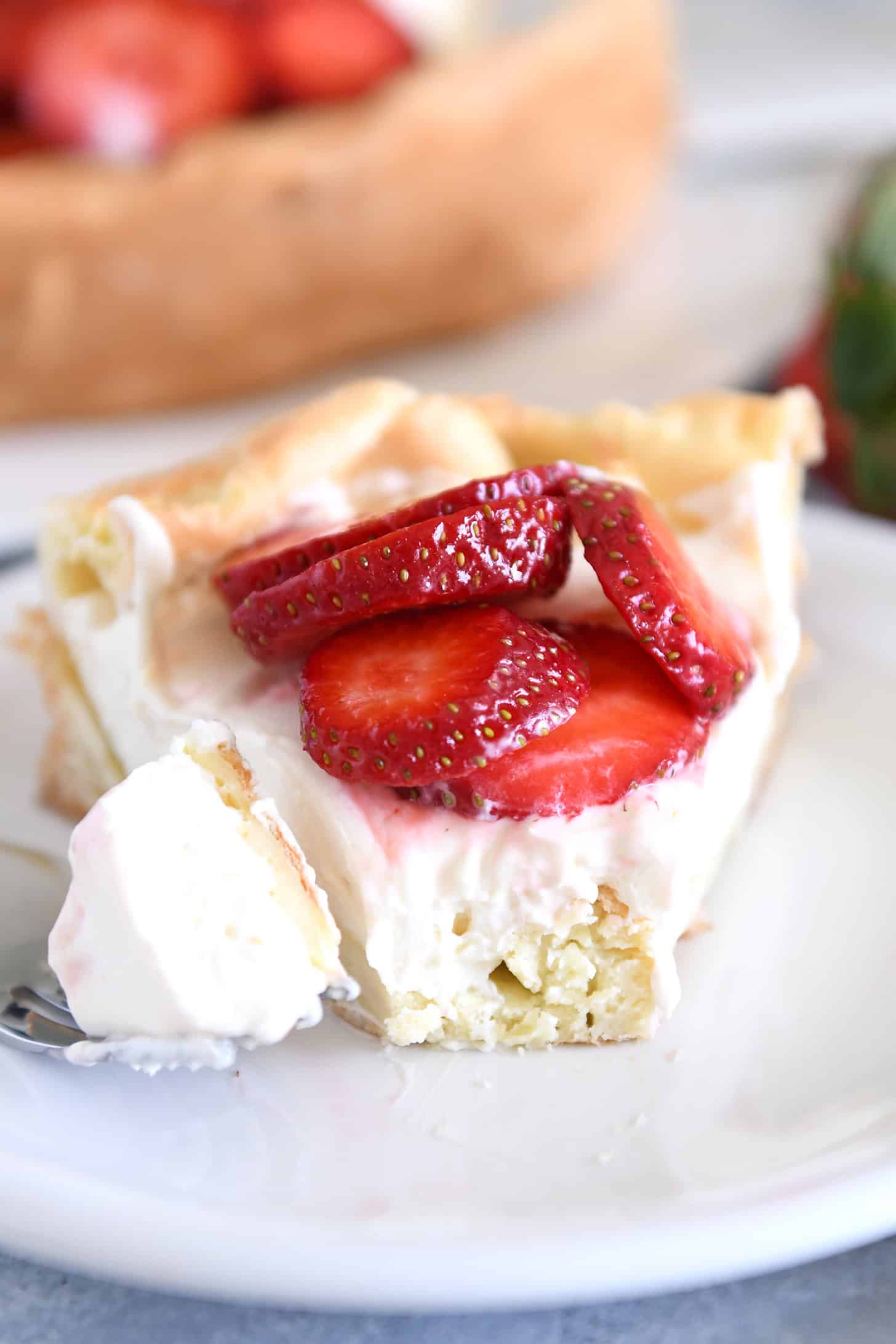 Strawberry Cream Puff Cake Recipe | Mel's Kitchen Cafe