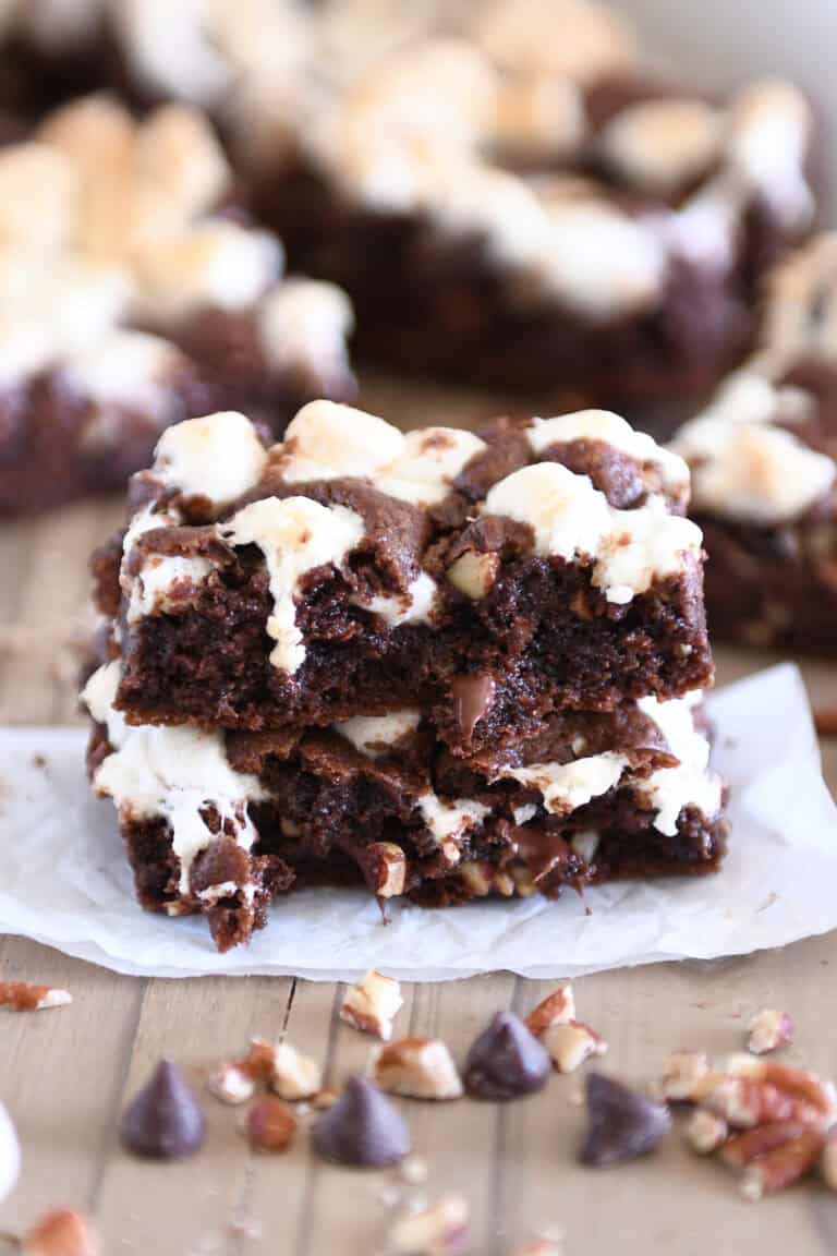 Rocky Road Chocolate Cookie Bars - Mel's Kitchen Cafe