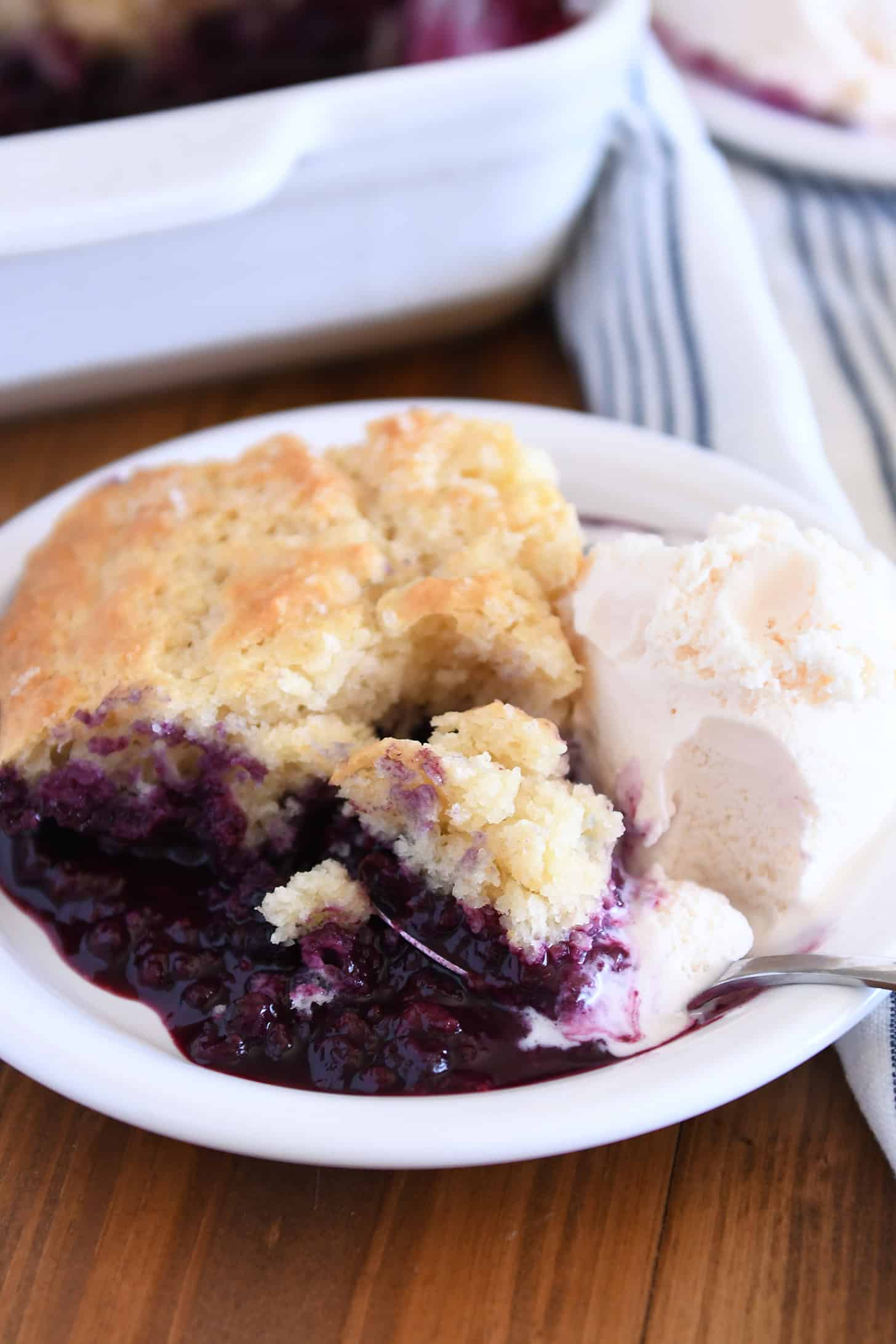 Triple Berry Cobbler - Mel's Kitchen Cafe