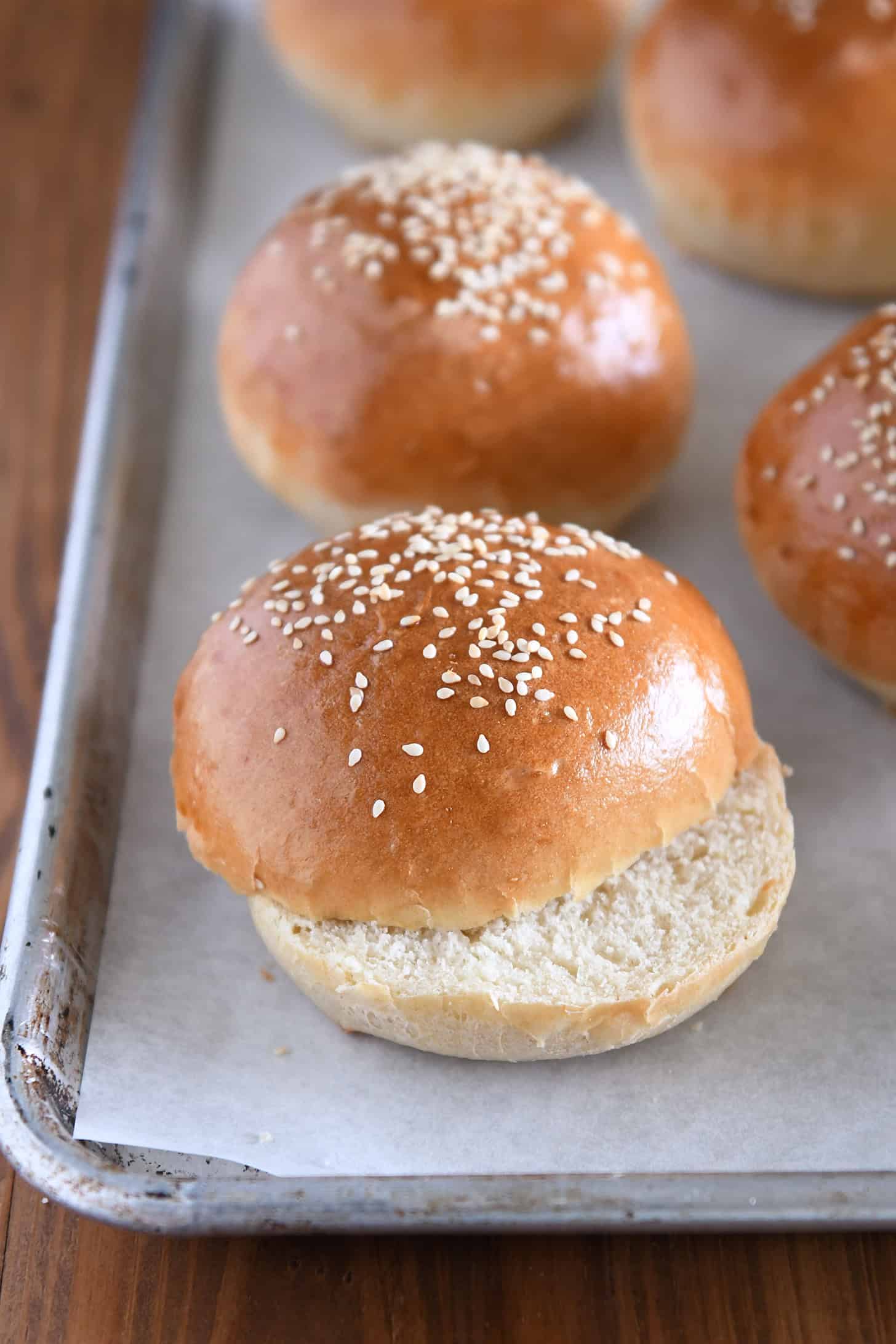 Homemade Hamburger Buns - Mel's Kitchen Cafe