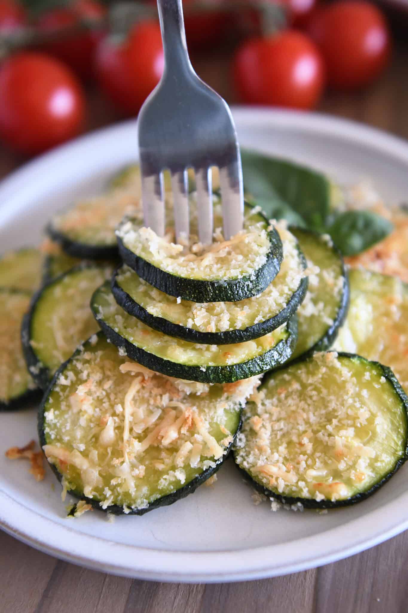 Quick and easy roasted Parmesan zucchini pops - Feyza Health Hub