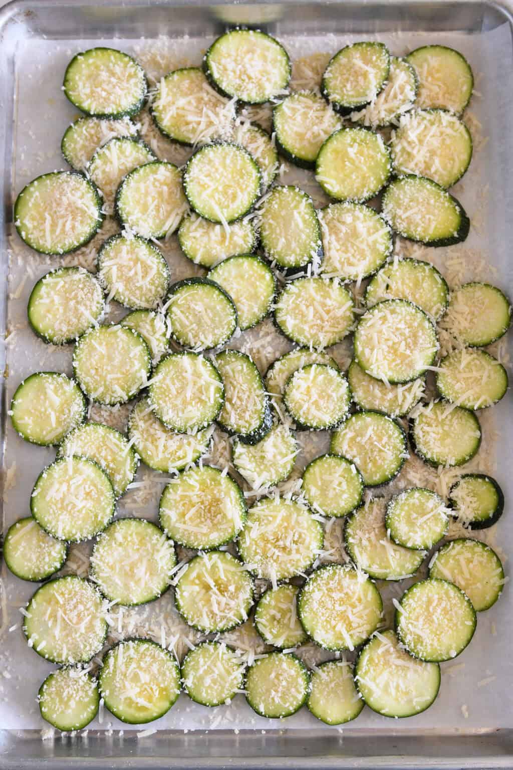Quick and Easy Baked Parmesan Zucchini Rounds - Mel's Kitchen Cafe