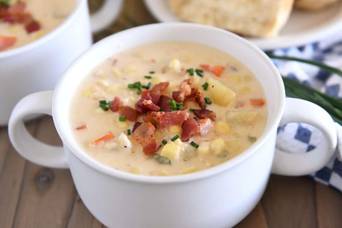 Summer Corn Chowder - Mel's Kitchen Cafe
