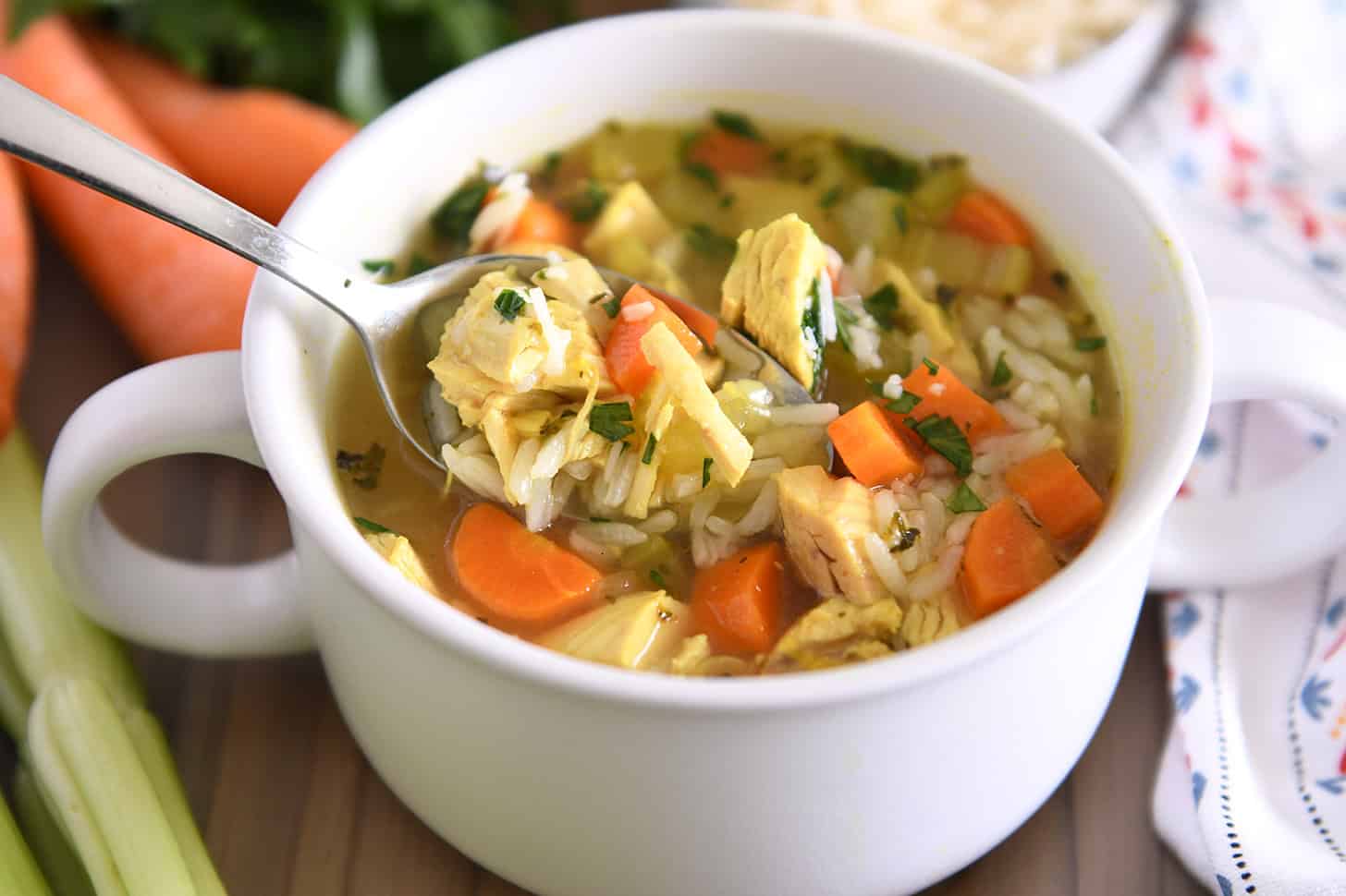 Chicken and Rice Soup - Mel's Kitchen Cafe