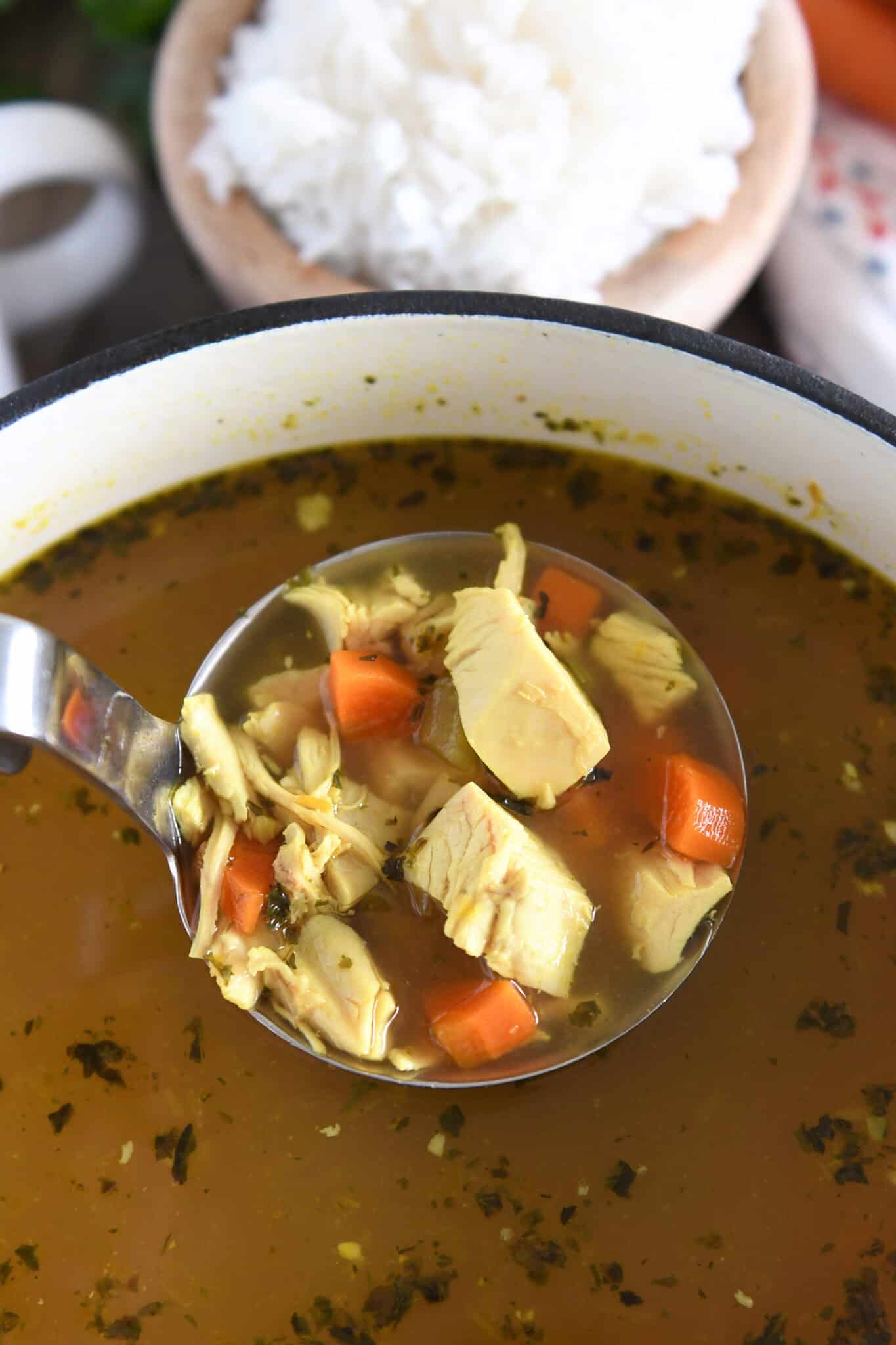 Chicken and Rice Soup - Mel's Kitchen Cafe