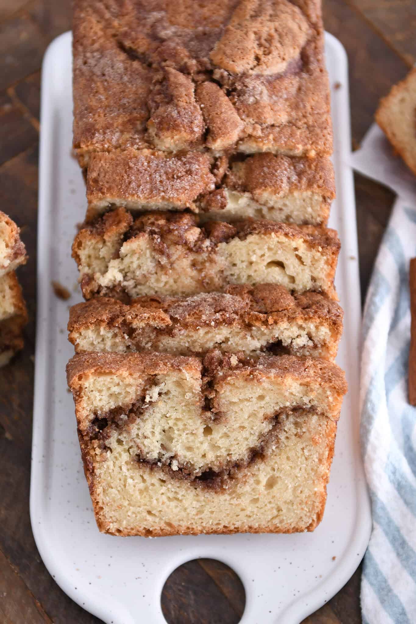 Cinnamon Swirl Quick Bread - Mel's Kitchen Cafe