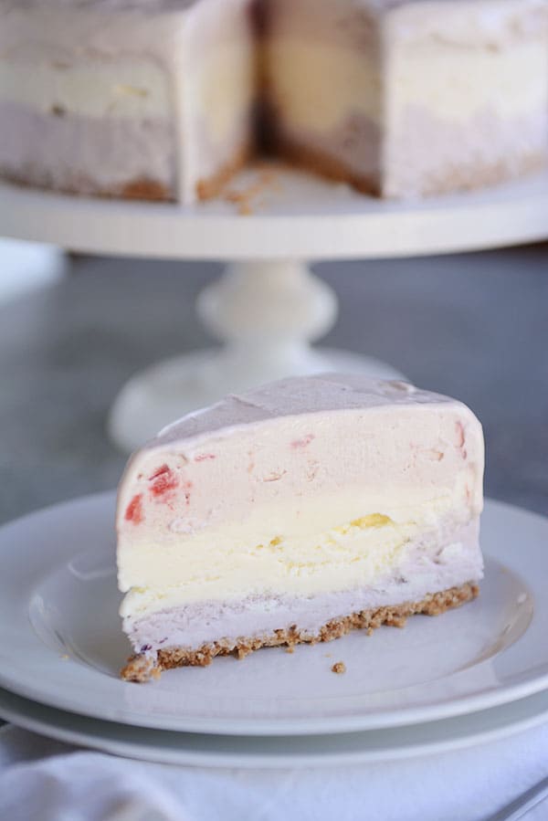 Ice Cream Cake with Sugar Cone Crust | Mel's Kitchen Cafe