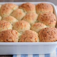 Pull-Apart Italian Asiago Bubble Bread | Mel's Kitchen Cafe
