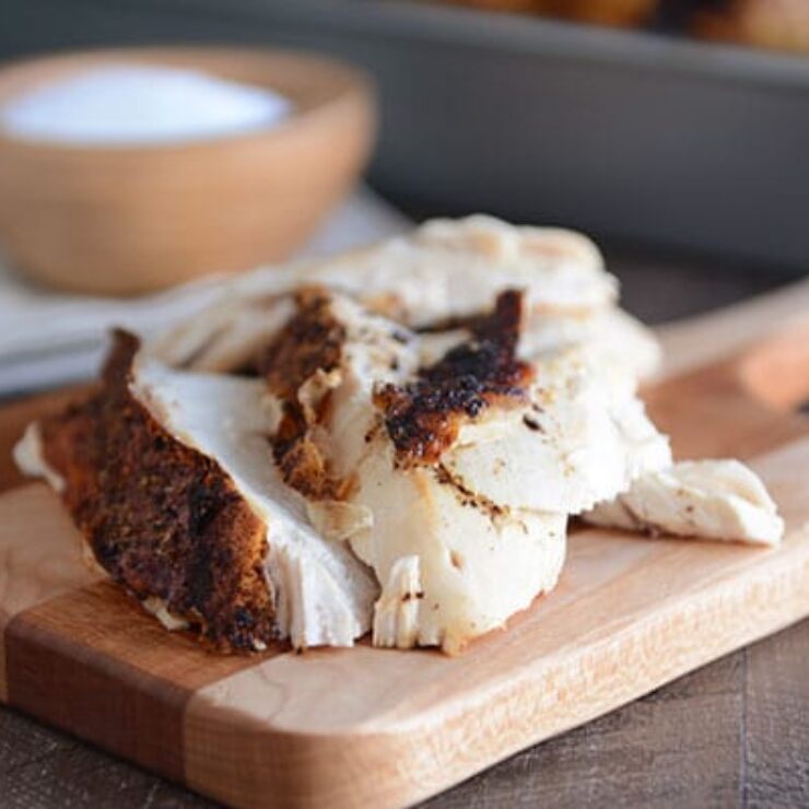 Roast BBQ Honey Chicken with Rock Salt | Mel's Kitchen Cafe
