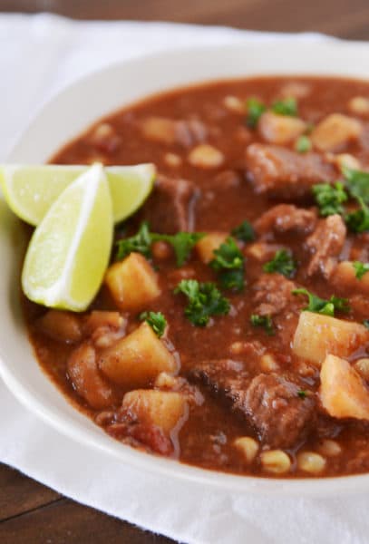 Crockpot Beef & Sweet Potato Stew | Mel's Kitchen Cafe