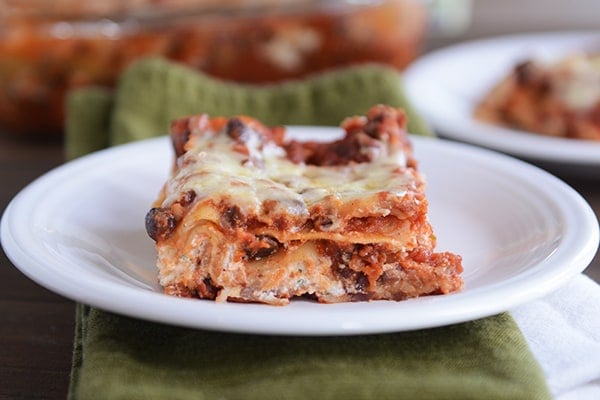 Cheesy Black Bean Lasagna Recipe | Mel's Kitchen Cafe
