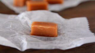 Licorice Caramels and a Simple Paper Cone