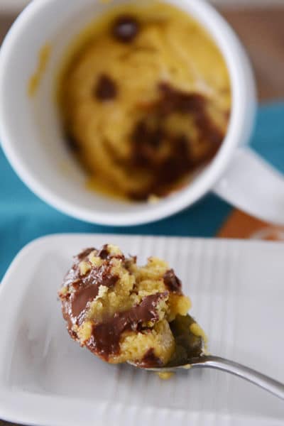 Chocolate Chip Mug Cookie {60-Second} | Mel's Kitchen Cafe