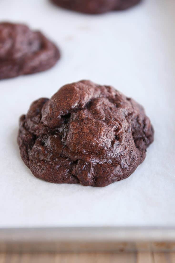 Big Fat Double Dark Chocolate Cookies | Mels Kitchen Cafe