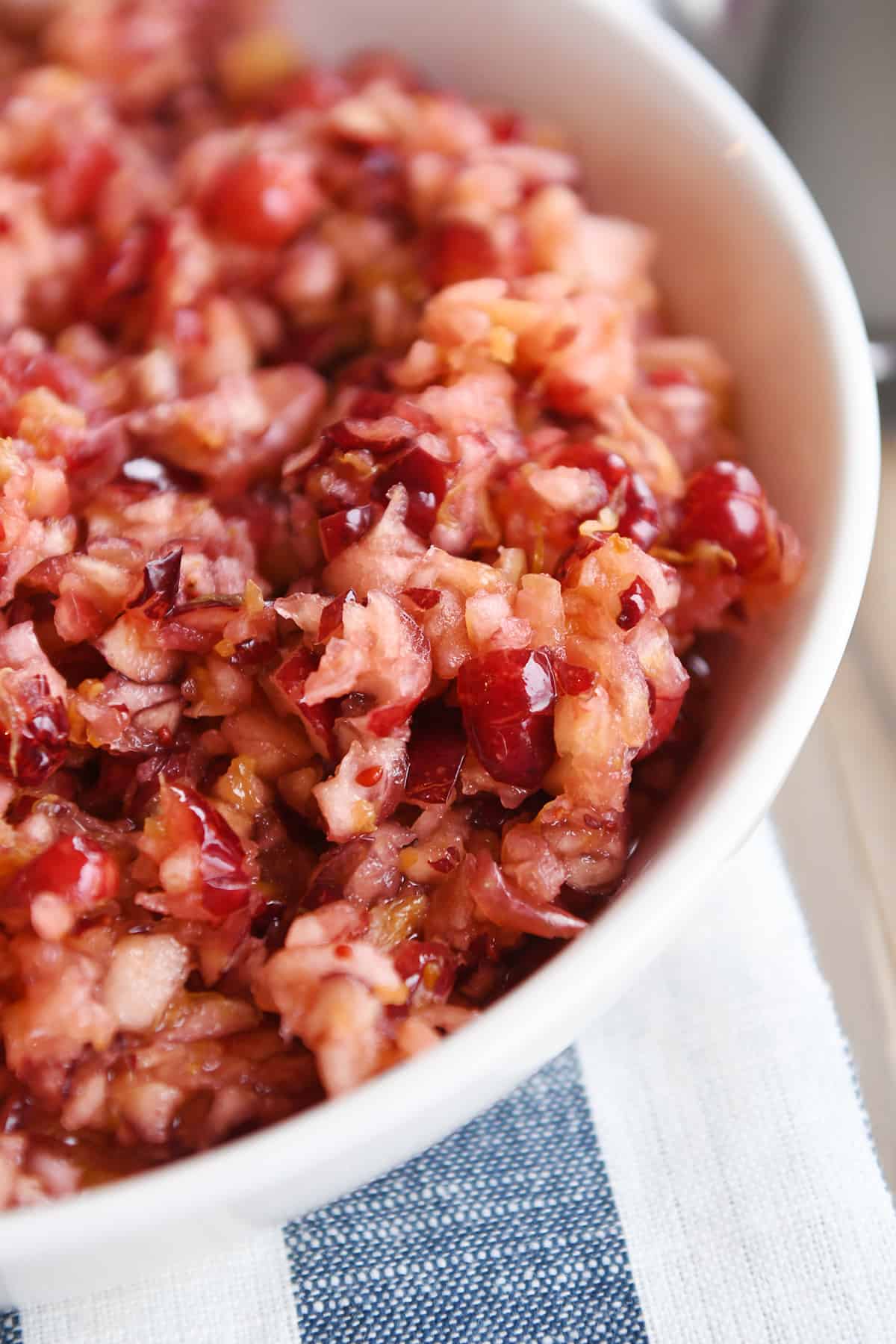 Fresh Cranberry Apple Relish - Mel's Kitchen Cafe