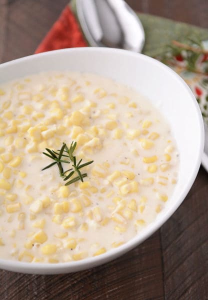 Delicious Parmesan Cream Corn - Mel's Kitchen Cafe