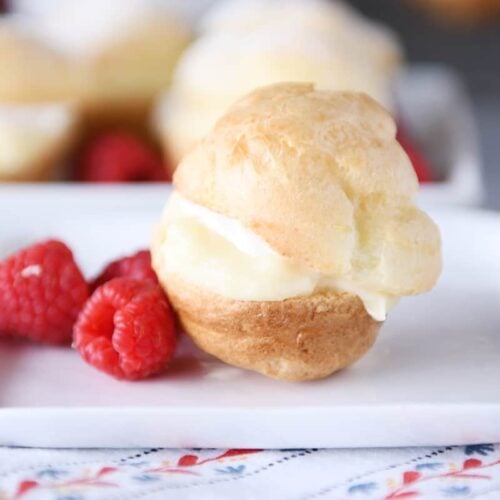 Amazing and Foolproof Mini Cream Puffs Recipe | Mel's Kitchen Cafe