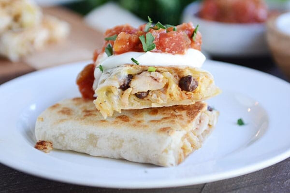 Crispy Chicken Enchilada Wraps - Mel's Kitchen Cafe