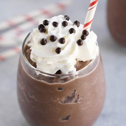 Easy Frozen Hot Chocolate Drink | Mel's Kitchen Cafe