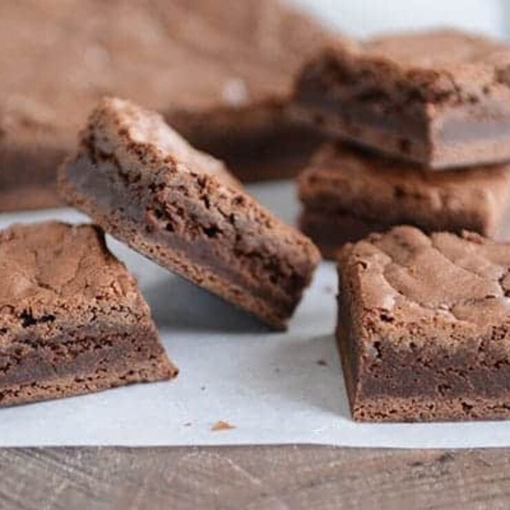 One Bowl Fudgy Chocolate Brownies | Mel's Kitchen Cafe