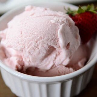 Fresh Strawberry Gelato | Mel's Kitchen Cafe