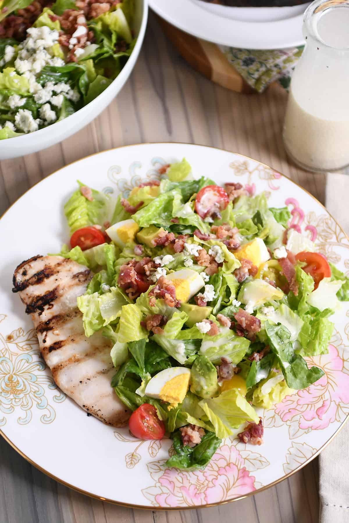 Grilled Chicken Cobb Salad Recipe | Mel's Kitchen Cafe