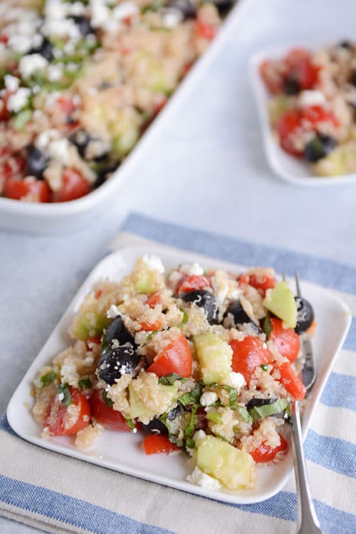 Mediterranean Quinoa Salad Recipe | Mel's Kitchen Cafe