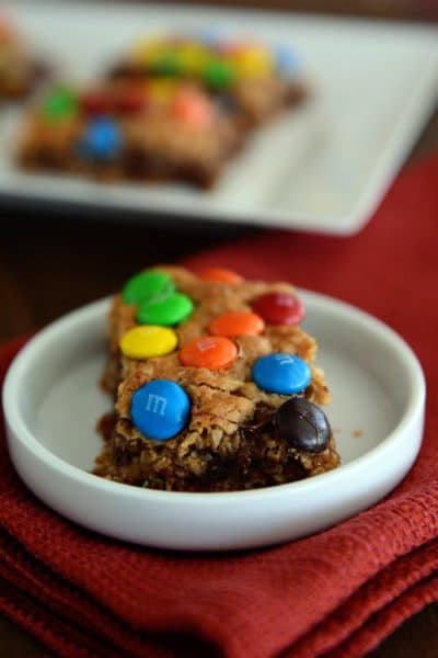 Monster Cookie Bars | Mel's Kitchen Cafe