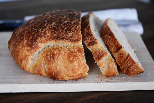 Crusty Artisan No-Knead Bread | Mel's Kitchen Cafe