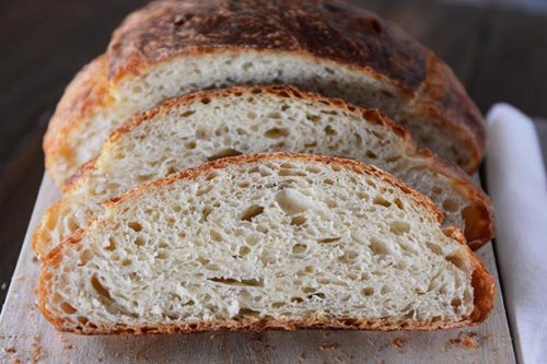 Crusty Artisan No-Knead Bread | Mel's Kitchen Cafe