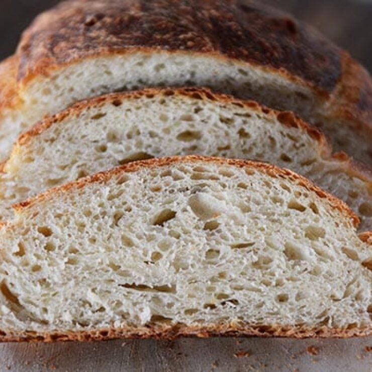 Crusty Artisan No-Knead Bread | Mel's Kitchen Cafe