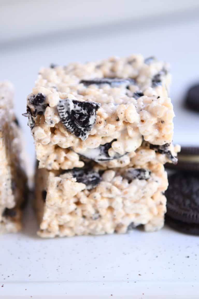 Perfect Oreo Rice Krispie Treats - Mel's Kitchen Cafe