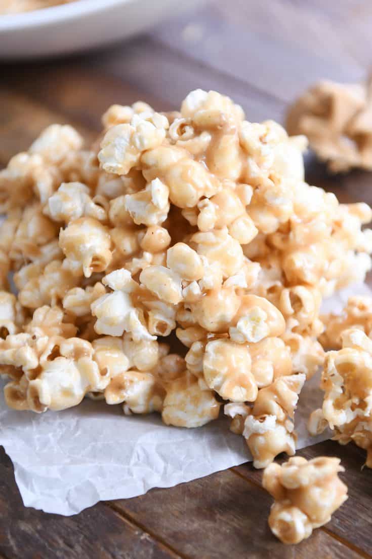 Soft and Chewy Peanut Butter Popcorn - Mel's Kitchen Cafe